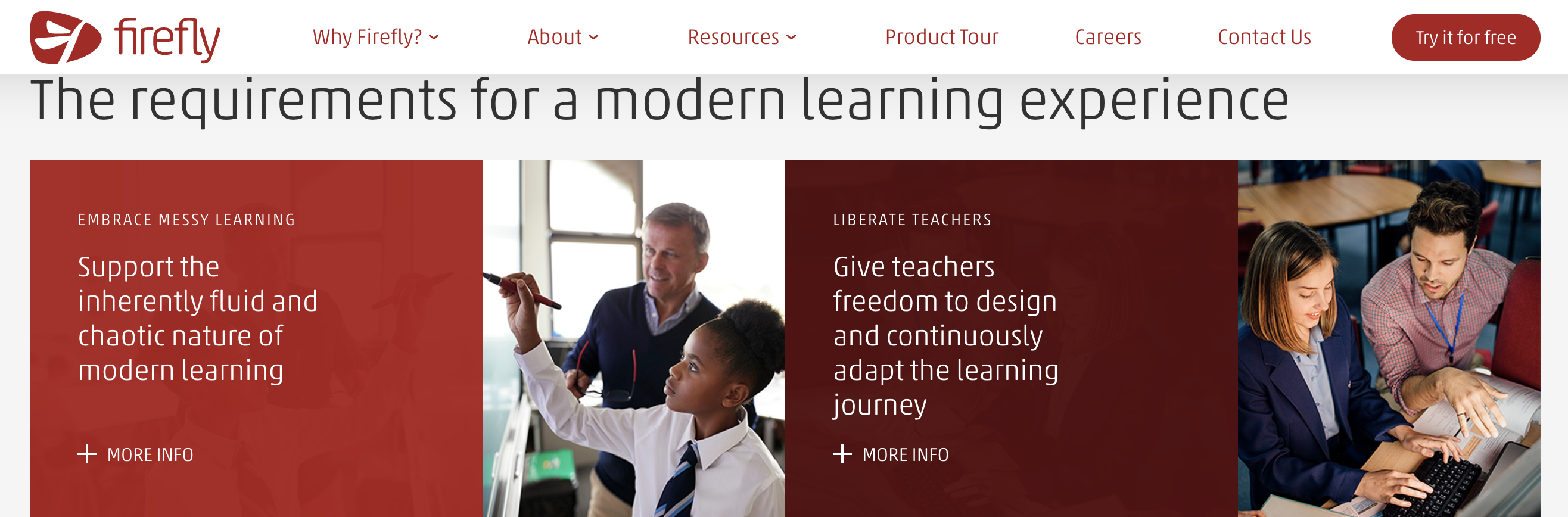 Refreshed Website Design for Firefly Learning - Figaro Digital